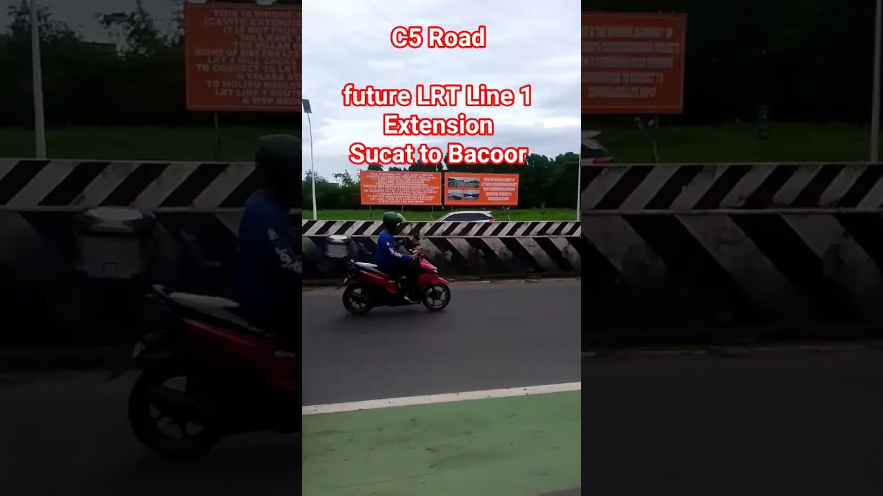 LRT Line 1 future Extension along C5 Road #highlights #travel #LRT1