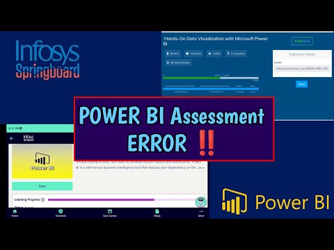 Springboard data visualization Power BI assessment error‼️