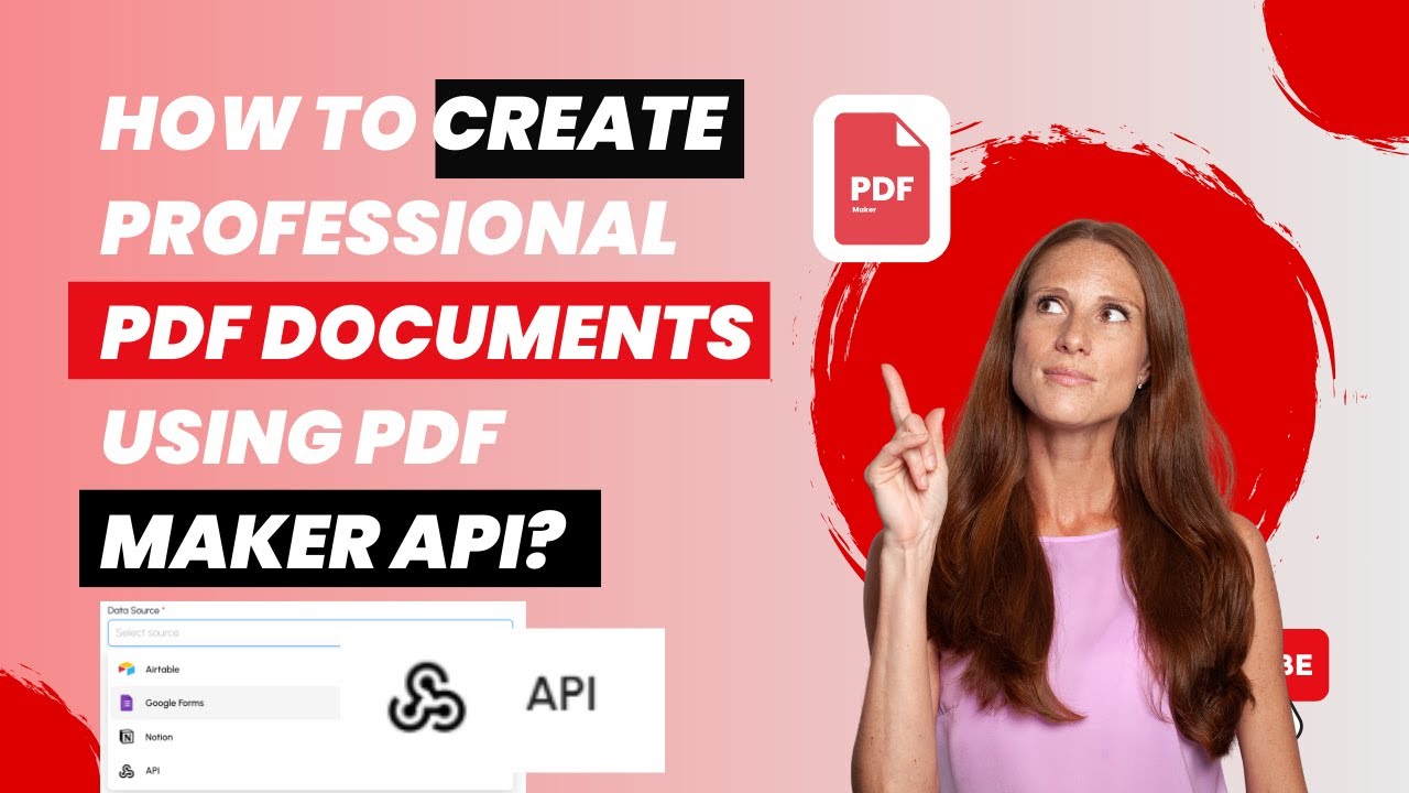 How to Create professional PDF documents using PDF Maker API?