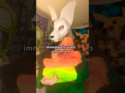 new fursuit in progress ????#furry #fursuit #furries #fursuitmaking #shorts #funny