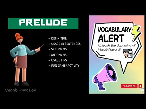 Meaning of Prelude || Unlock the World of Words