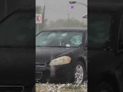 Big Time Gorilla Hail in Sabinas Coahuila MX yesterday #hail #hailstorm #gorillahail #severeweather