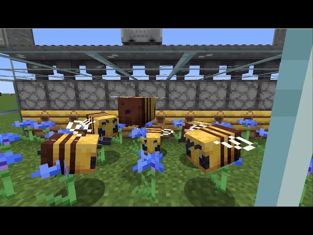 One-Wide, Tileable Honey/Honeycomb Farm Minecraft Map