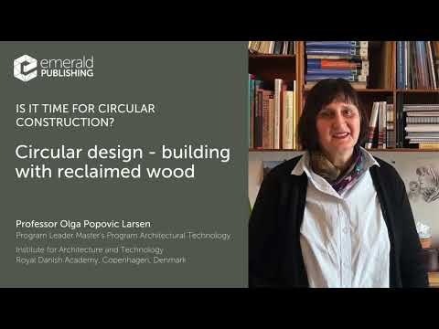 Circular design - building with reclaimed wood