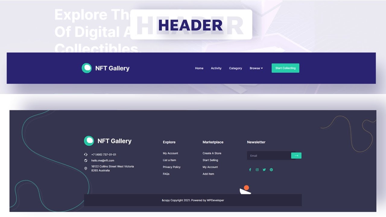How To Use Header & Footer Blocks In Templately With Elementor
