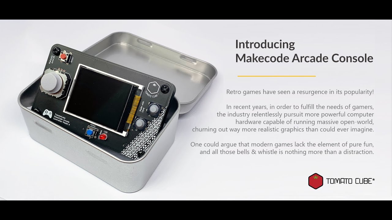 Makecode Arcade Console by Tomato Cube*