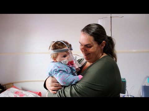 Dia Z: menina de Ituporanga recebe remédio para tratamento contra AME