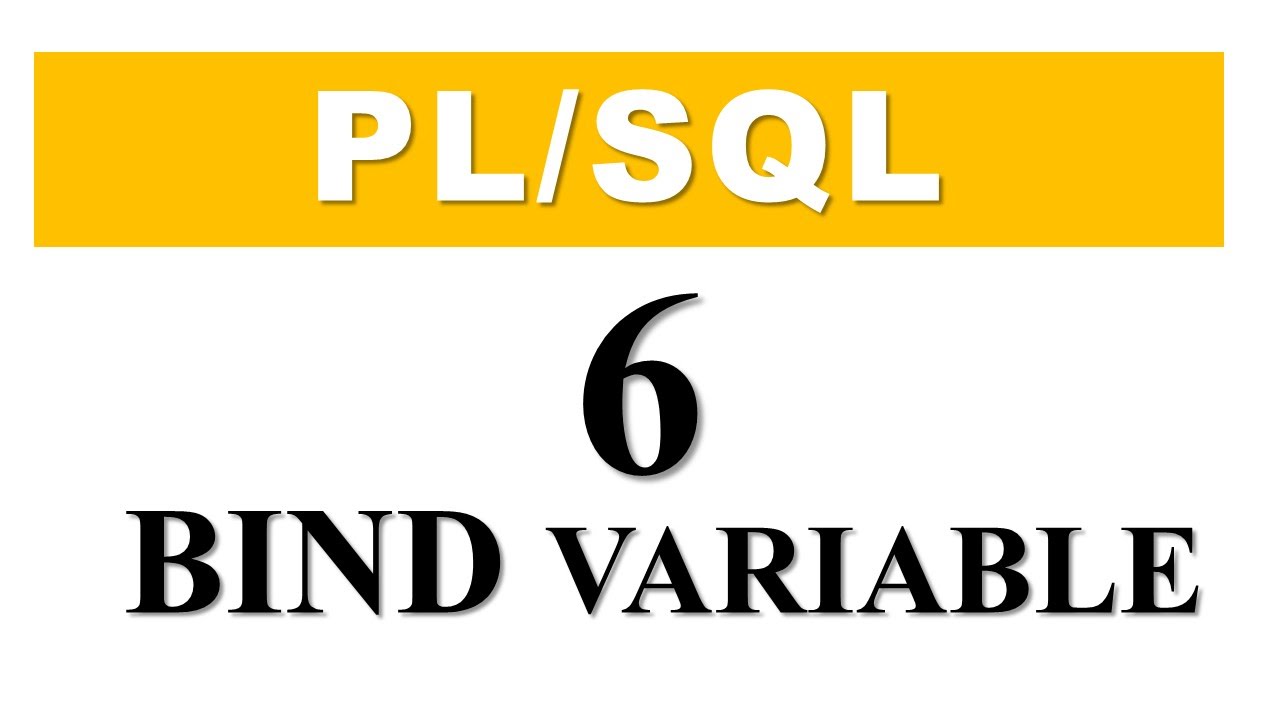 PL/SQL tutorial 6: Bind Variable in PL/SQL By Manish Sharma RebellionRider.com