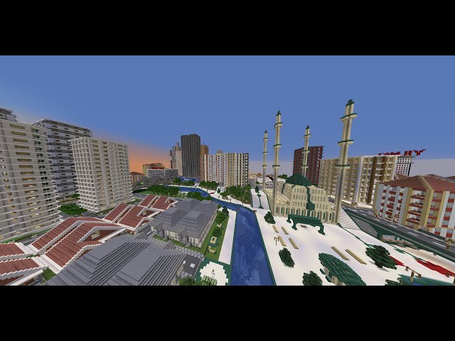 Turkish Realistic Big City Map ALTINOVA Minecraft Map