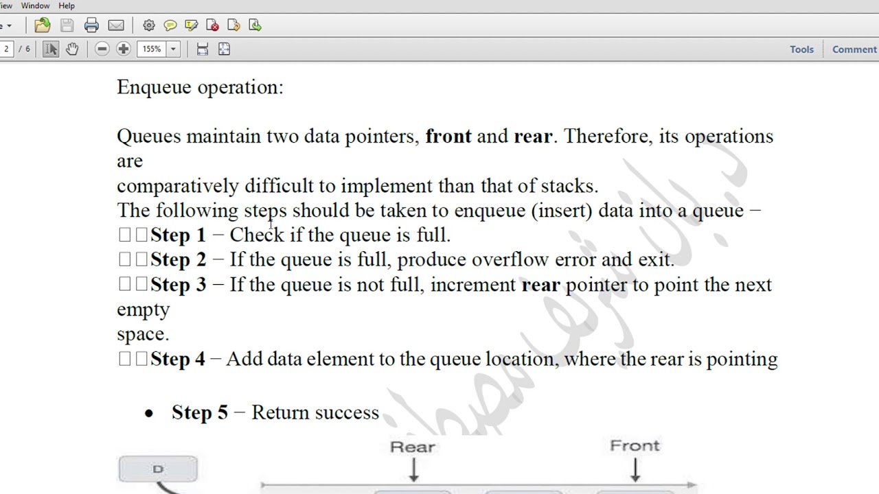 The Queue Data Structure pdf