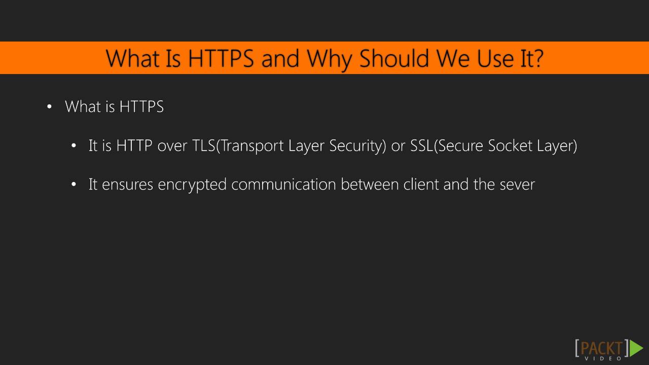 Web API Development with Flask: Why Use HTTPS? | packtpub.com