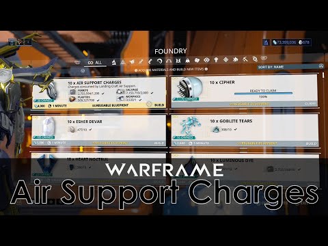 Warframe - Air Support Charges