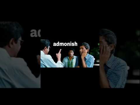 'admonish' meaning in Tamil