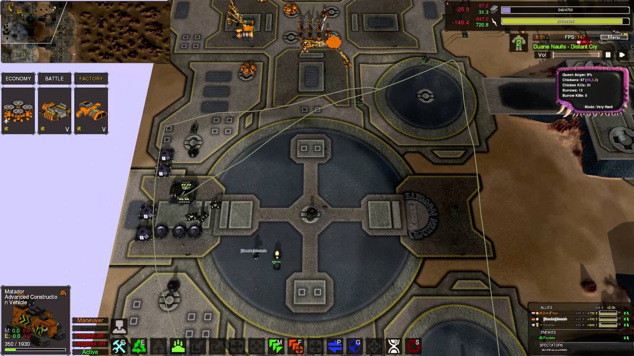 BAR chicken defence playtest
