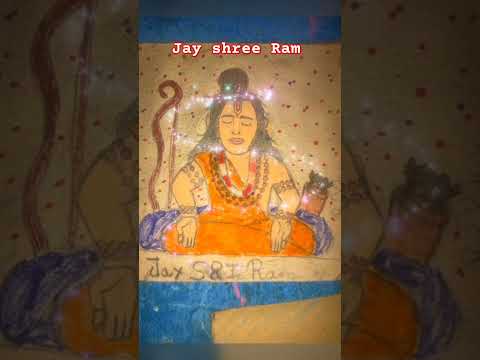 🚩Sri Ram drawing 🚩#art #drawing #jayshreeram