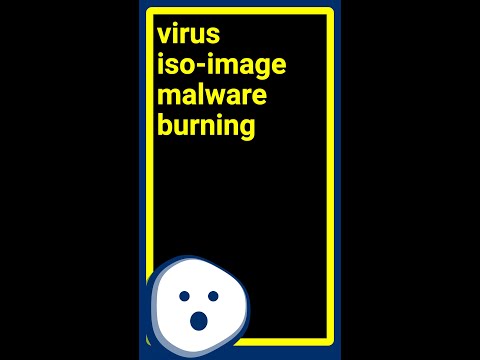 Can an ISO file damage—or infect—the machine it's being burned on? #shorts
