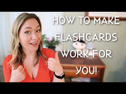 How I Use Flashcards to Learn Languages! / The BEST and most EFFECTIVE Way to Make a Flashcard Deck