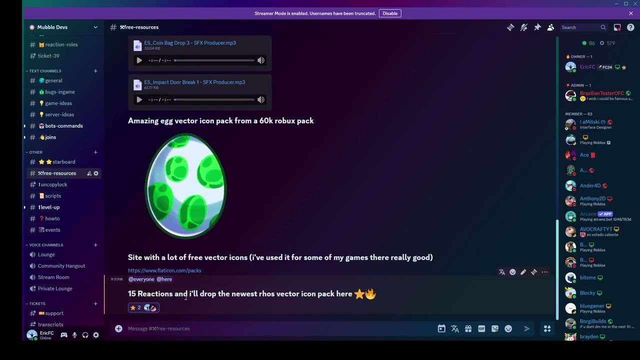 Free Vector Icon Pack For Roblox & Youtube