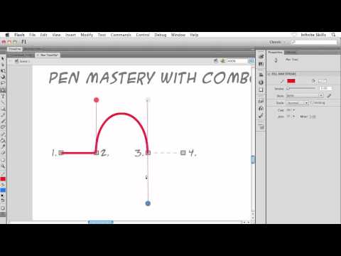 Adobe Flash CS6 Tutorial | Creating Combination Paths