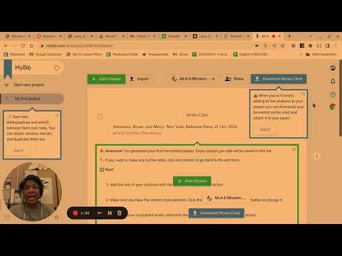 📖 MyBib.com Tutorial. It's the easiest way to make your Works Cited and in-text citations