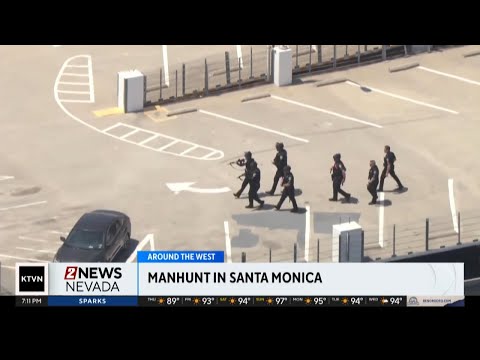 Manhunt for shooting suspect in Santa Monica