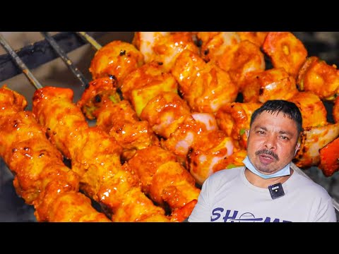 Tandoori soya chaap masala recipe on grill | Street Style soya Chaap tikka recipe