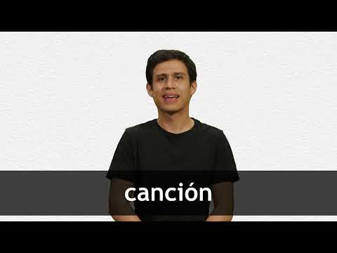 English Translation of “CANCIÓN” | Collins Spanish-English Dictionary