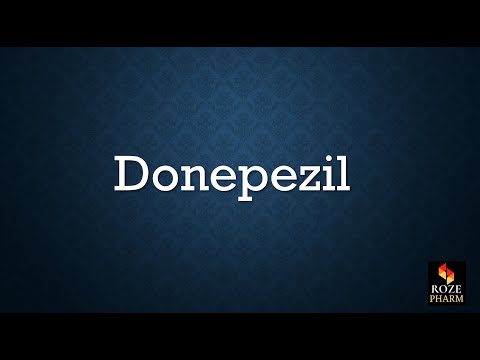Donepezil pronunciation, dementia, Alzheimer's medicine, drug, USMLE, How to say Roze Pharm