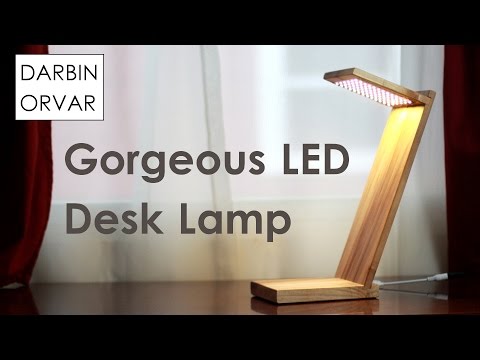 DIY LED Desk Lamp Is an Elegant Lighting Solution