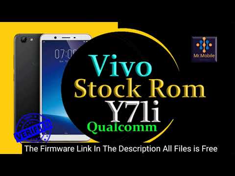 Vivo Y71i PD1731f Latest Firmware Flash File Stock Rom 100% Tasted Rom