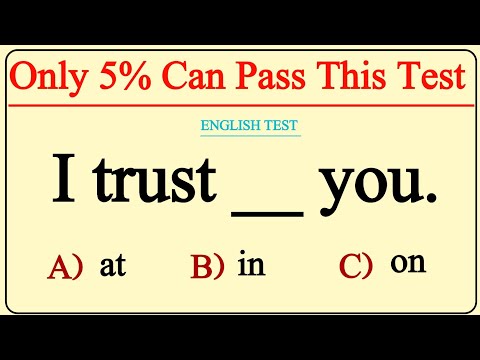 Mixed Grammar Test: if you pass this test, your English is fantastic!