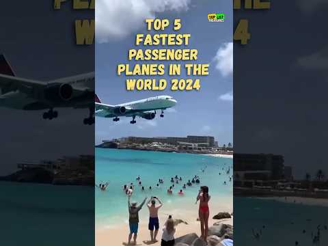 ✈️ Top 5 Fastest Passenger Planes in the World 2024 🚀 Jet Speed Showdown #shorts #plane #fast #top5