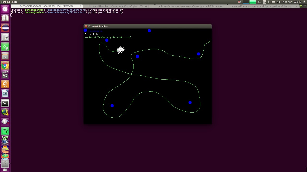 Particle Filter Localization With Python Code