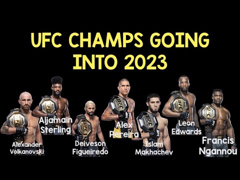 7 CURRENT UFC CHAMPS - 2023
