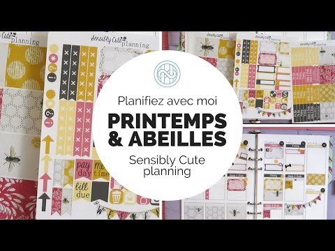 Planifiez Avec Moi Printemps Et Abeilles Filofax Erin Condren Et