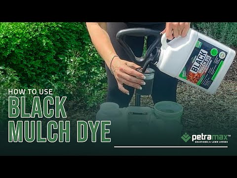 How to use the Black Mulch Dye? | PetraMaxâ„¢