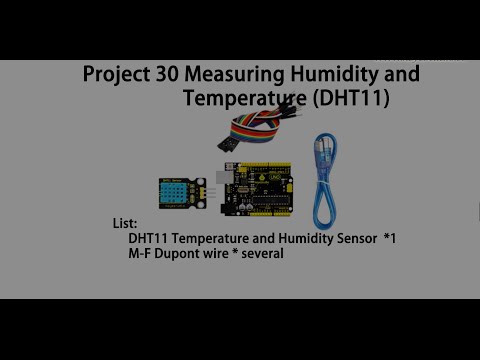 Super kit: Measuring Temperature and Humidity (DHT11)