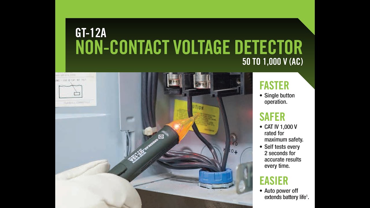 Greenlee GT 12A Non Contact Voltage Detector