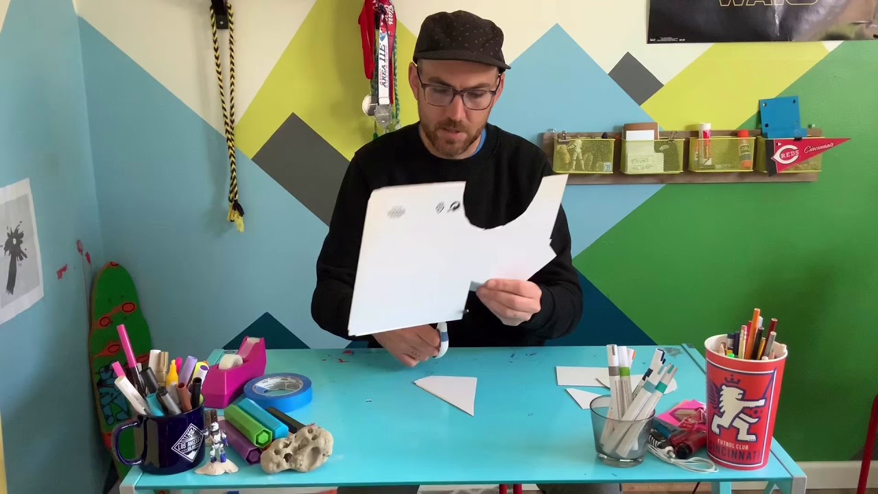 Recycled Cardboard Abstract Sculptures