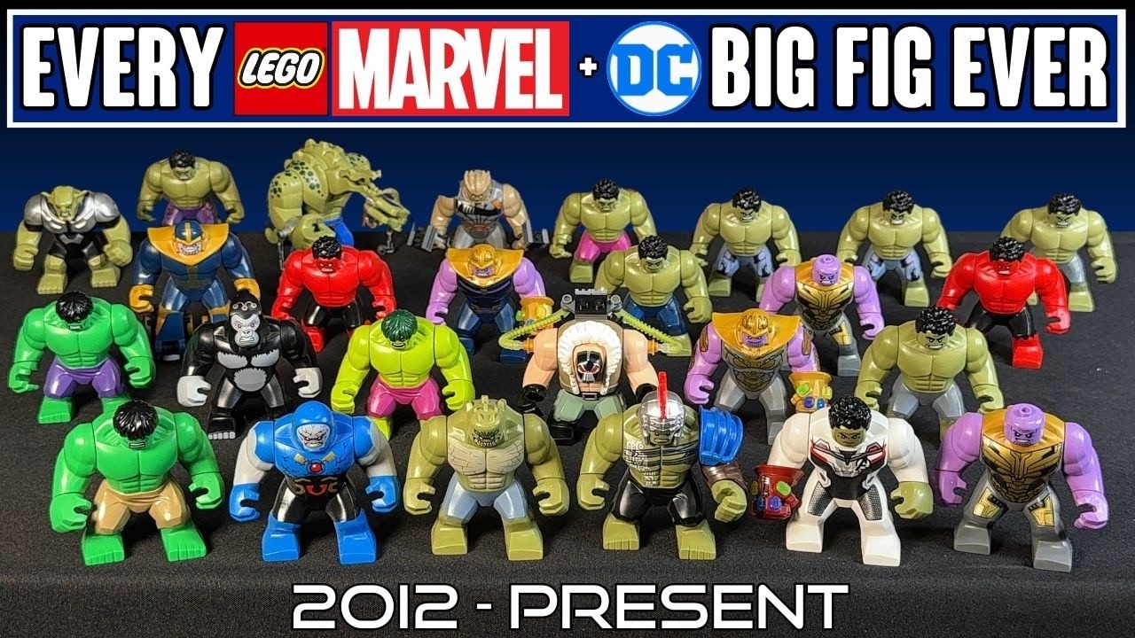 COMPARISON: Every LEGO BIG FIG from Marvel and DC EVER MADE (2012 - Present)