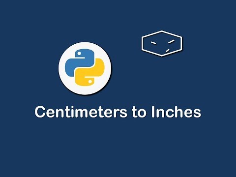 centimeters to inches in python 😀