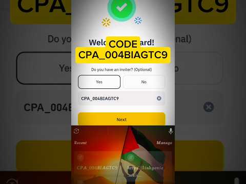 Binance Referral Code || How to create a New Binance account and use Referral ID💵