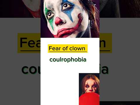 Do you have this Phobia?List of Different phobias in English #shorts