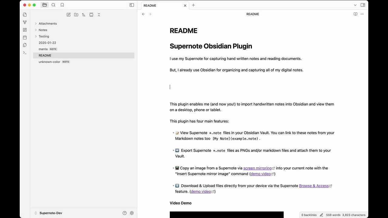 Supernote Upload and Download Demo