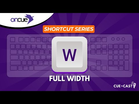 CueCast: W Key