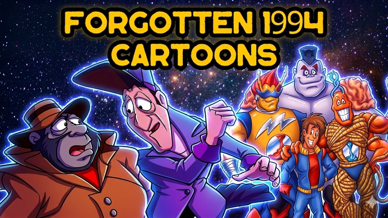 10 Forgotten 90s Cartoons from 1994 That Disappeared Without a Trace