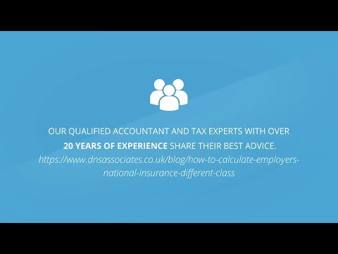 How to calculate employers National Insurance for different class? | DNS Accountants