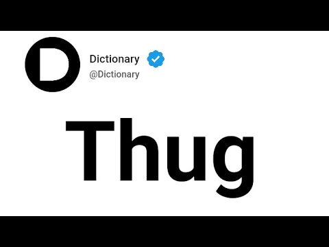 Thug Meaning In English