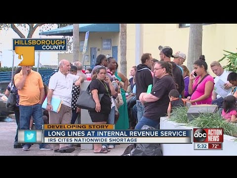 Longs lines at IRS Assistance Centers