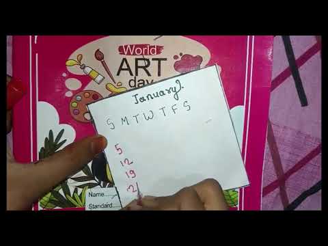 **"Easy DIY Paper Craft Calendar | Handmade 2025 Desk Calendar β Step by Step Tutorial"**